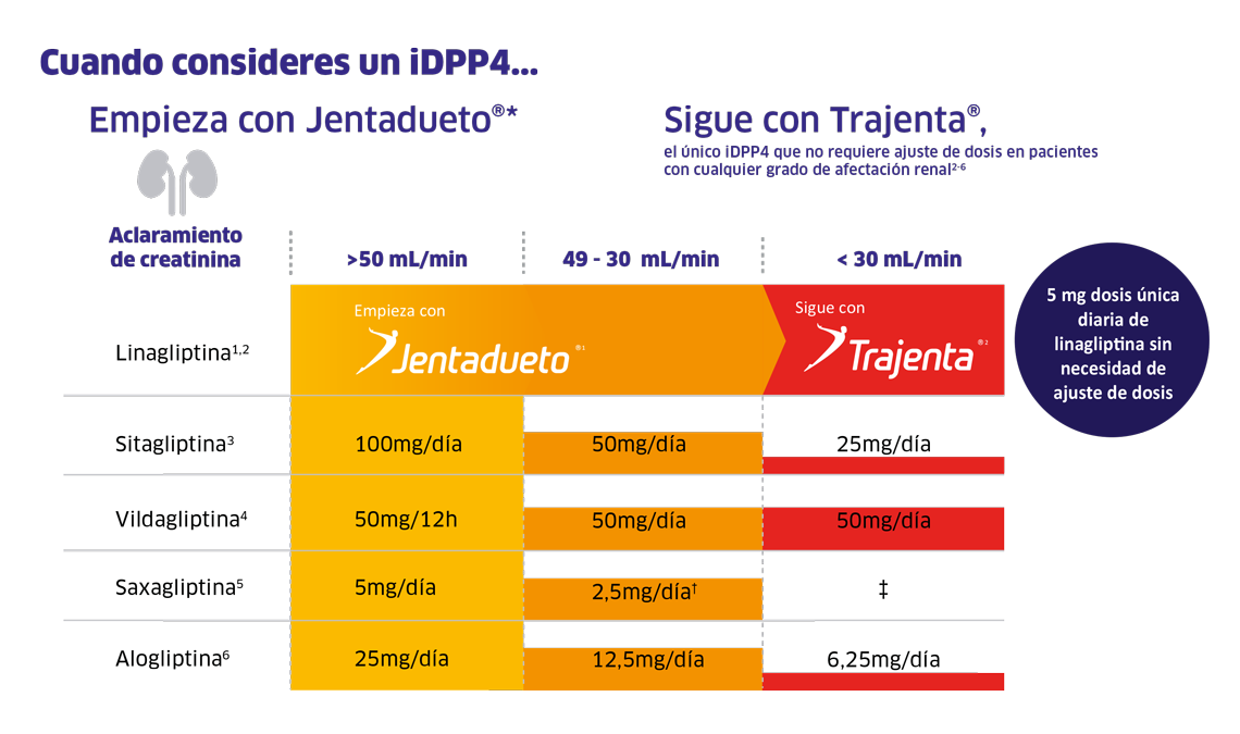 Alianza x la diabetes | Ajuste de dosis en iDPP4